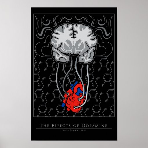 The Effects of Dopamine - poster | Zazzle