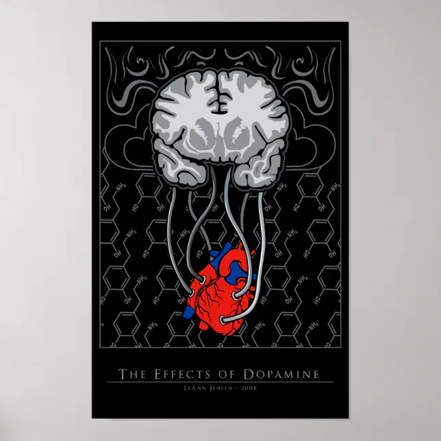 The Effects of Dopamine - poster | Zazzle