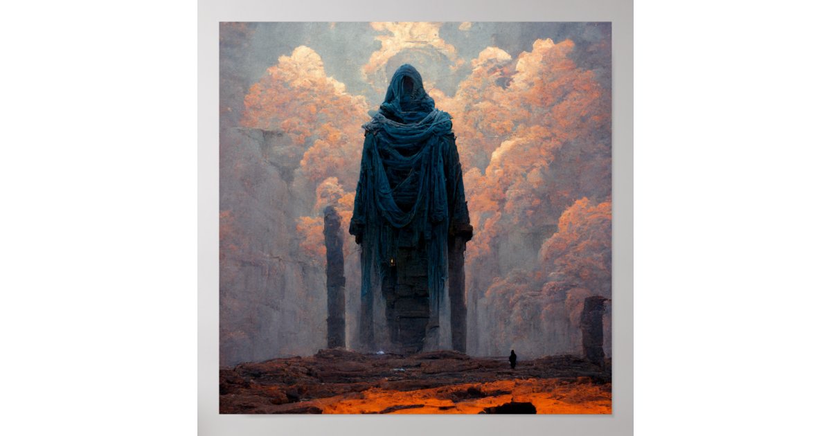 The Effigy Fantasy Sci-Fi Art Poster | Zazzle