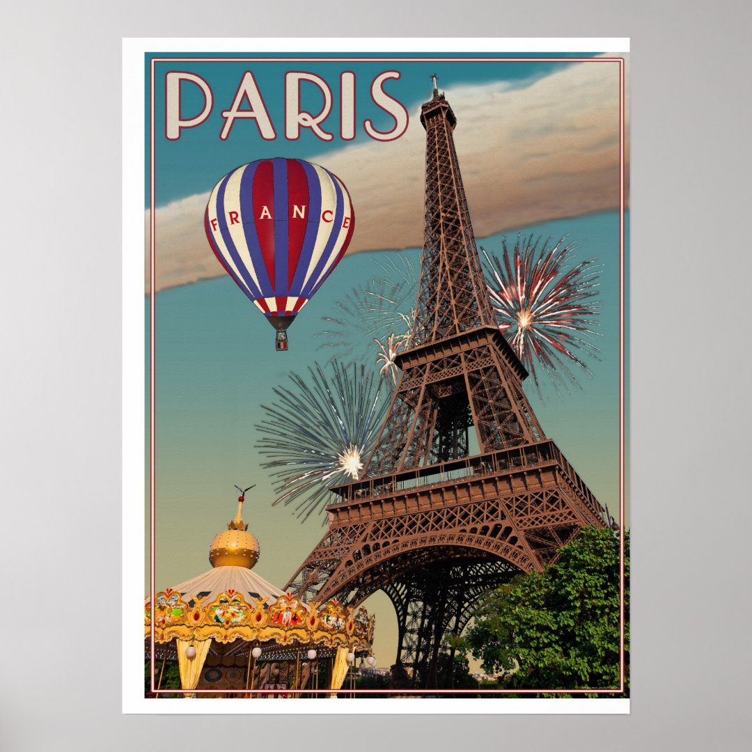 The Eiffel Tower Poster | Zazzle