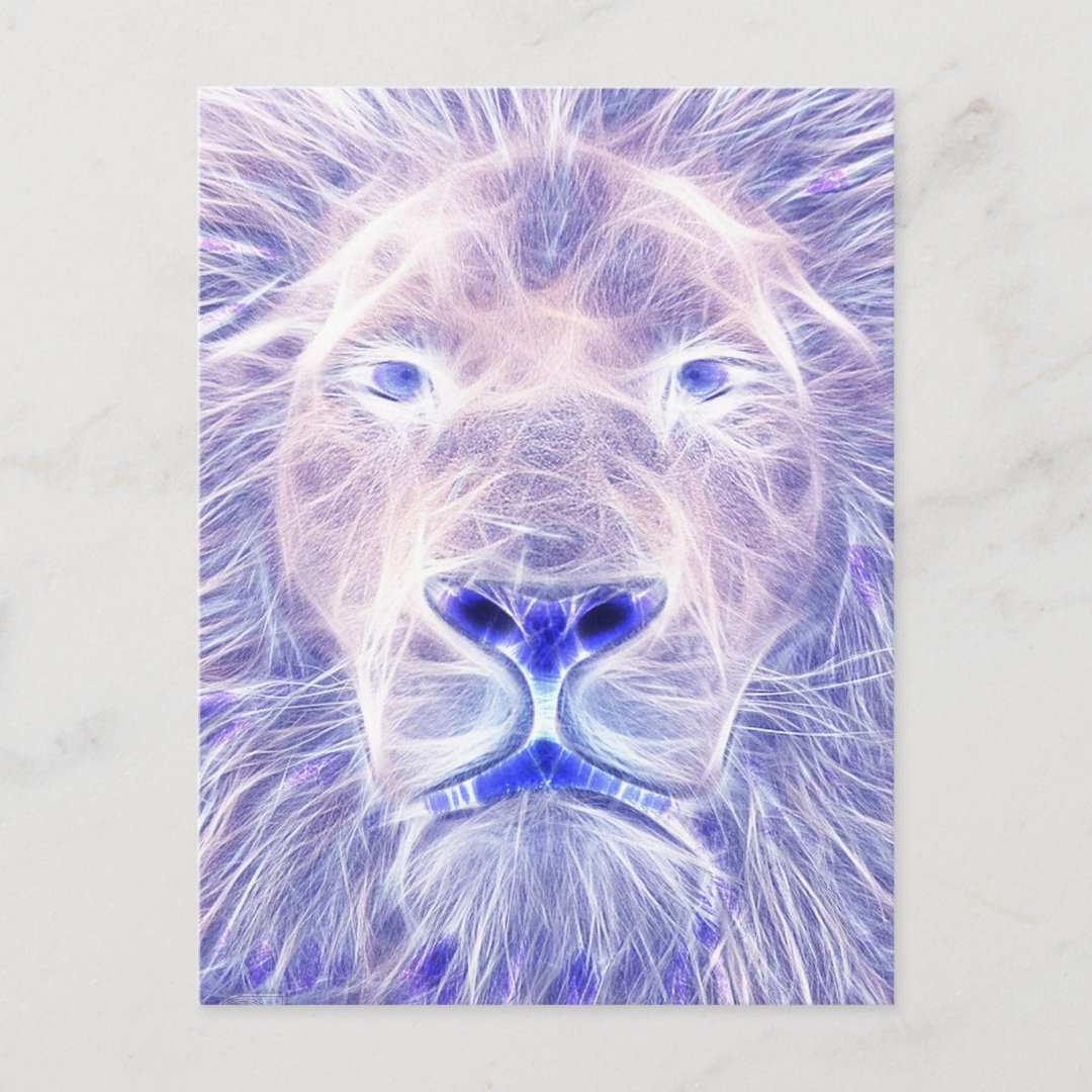 The Electric Lion Postcard | Zazzle