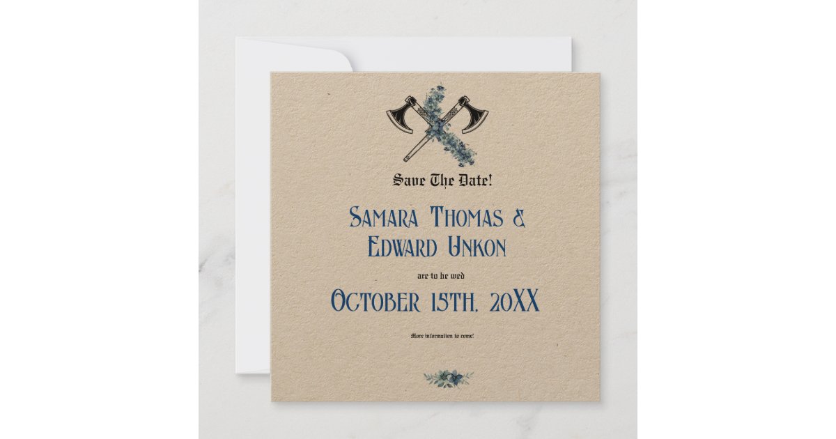 The Elegant Viking Invitation | Zazzle