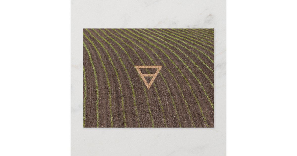 The Element Earth Symbol Postcard | Zazzle