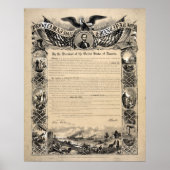 The Emancipation Proclamation Document Print | Zazzle