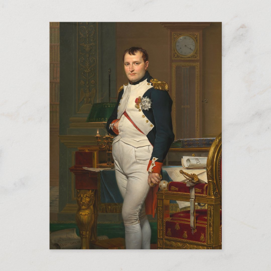 The Emperor Napoleon in His Study at the Tuileries Postcard | Zazzle