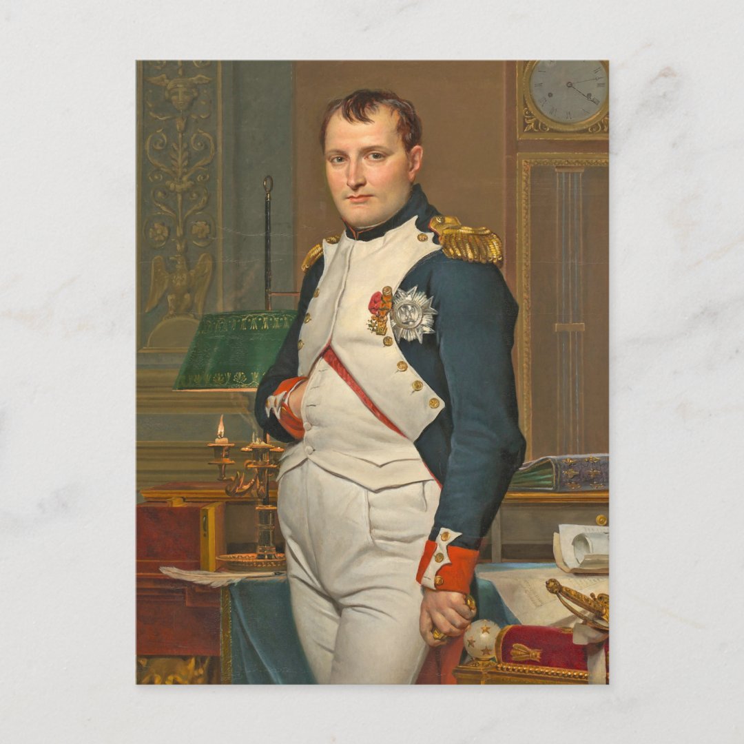 The Emperor Napoleon in His Study at the Tuileries Postcard | Zazzle