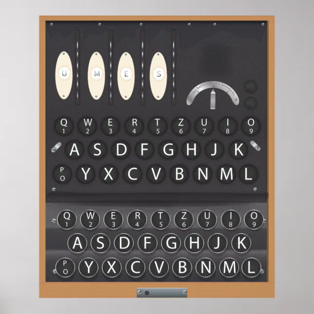 The Enigma Machine Poster | Zazzle