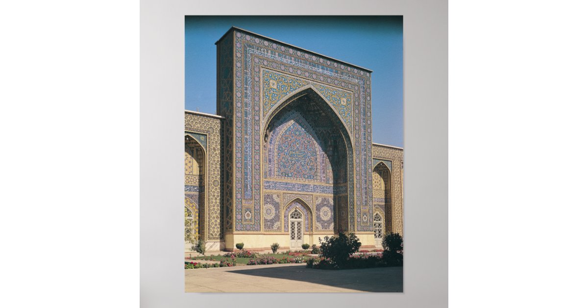 The Entrance Portal to the shrine, built in 1418 Poster | Zazzle