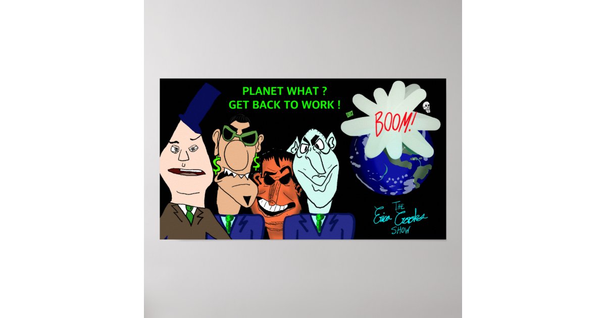 The Erica Crooks Show: Evil Business puppet poster | Zazzle