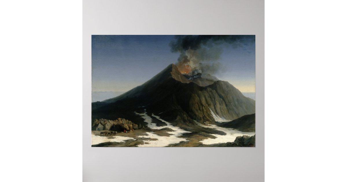 The Eruption of Etna Poster | Zazzle