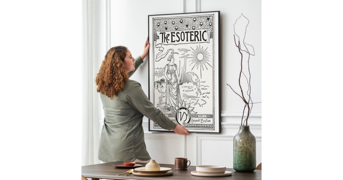 The Esoteric by Hiram Erastus Butler Poster | Zazzle