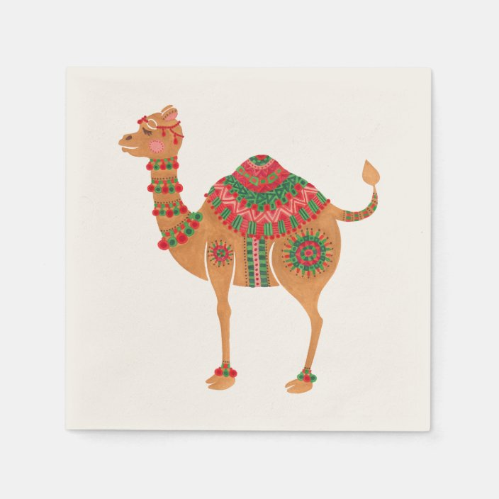The Ethnic Camel Paper Napkins | Zazzle.com