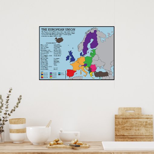 The European Union Classroom Poster | Zazzle