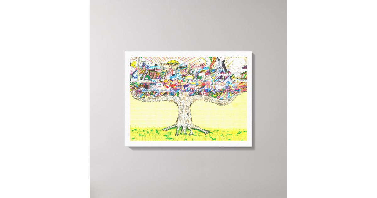 "The Everything Tree" Canvas, by Rip Rense. Canvas Print | Zazzle
