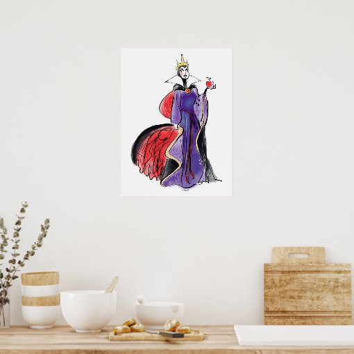 The Evil Queen | In Evil Thought Poster | Zazzle