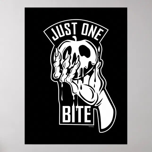 The Evil Queen | Just One Bite Poster | Zazzle