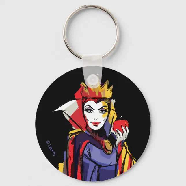 The Evil Queen | Pose With Apple Keychain | Zazzle