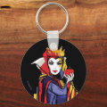 The Evil Queen | Pose With Apple Keychain | Zazzle