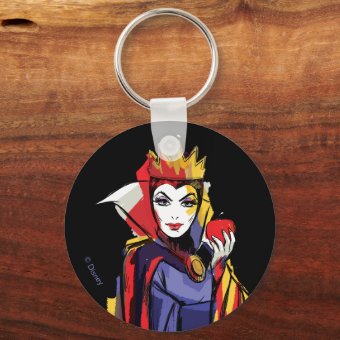 The Evil Queen | Pose With Apple Keychain | Zazzle