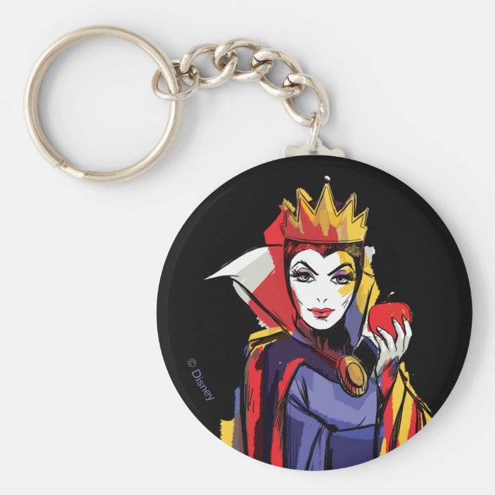 The Evil Queen | Pose With Apple Keychain | Zazzle.com