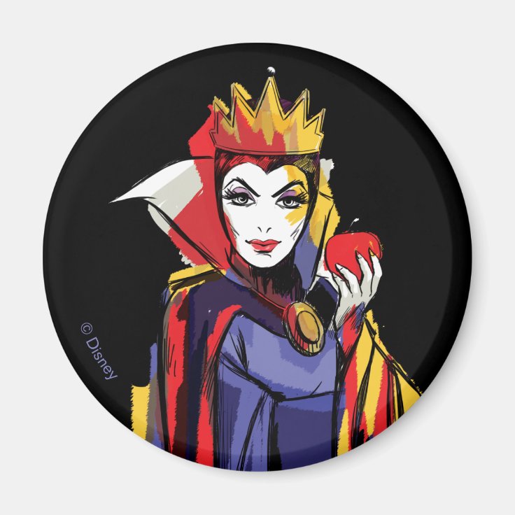 The Evil Queen | Pose With Apple Magnet | Zazzle