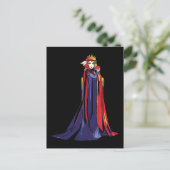 The Evil Queen | Pose With Apple Postcard | Zazzle