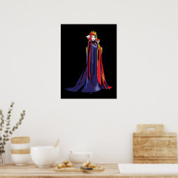 The Evil Queen | Pose With Apple Poster | Zazzle