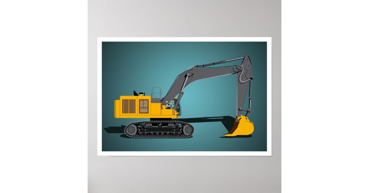The Excavator Poster | Zazzle