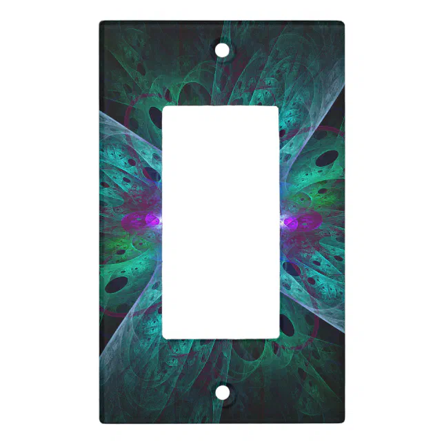 The Eye Abstract Art Single Rocker Light Switch Cover | Zazzle