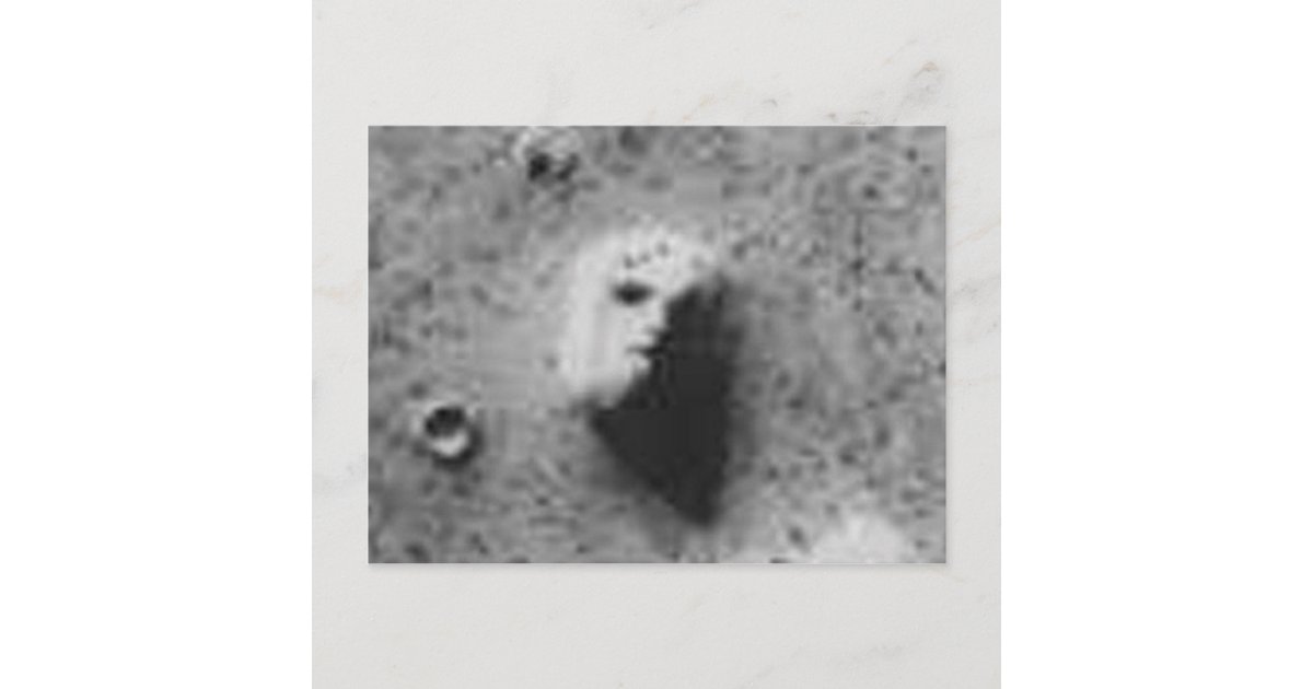 The FACE On MARS-_-Cydonia Mensae Postcard | Zazzle