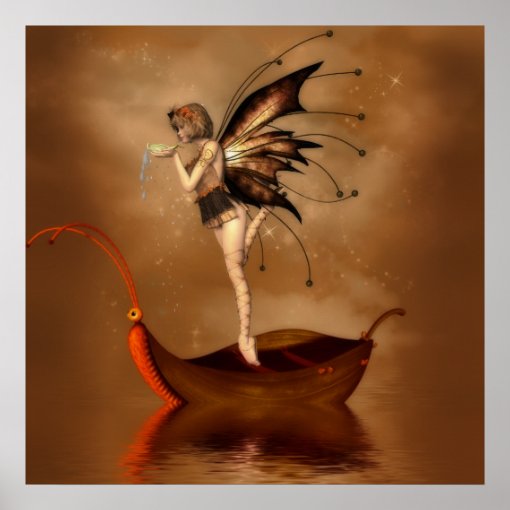 The Fairy Boat Poster | Zazzle