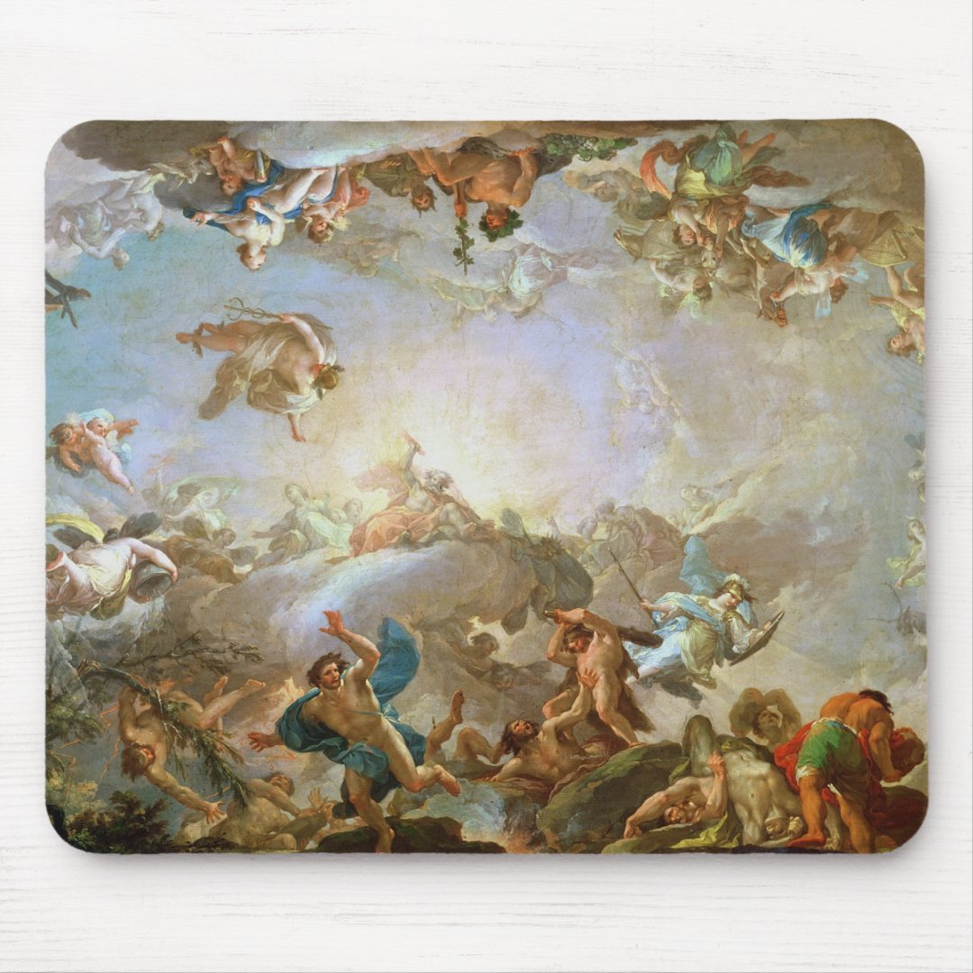 The Fall of the Giants besieging Olympus, 1764 (oi Mouse Pad | Zazzle