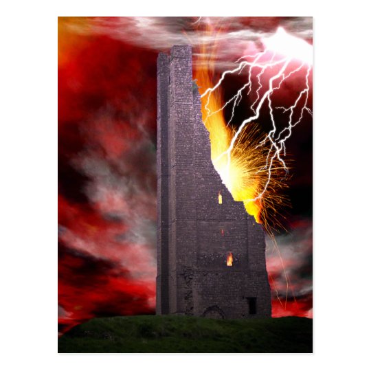 The Falling Tower Tarot Card Art | Zazzle.com