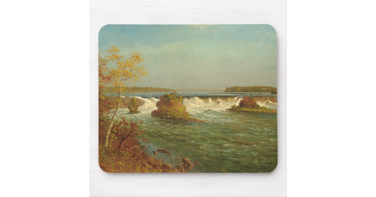The Falls of Saint Anthony, c.1887 (oil on canvas) Mouse Pad | Zazzle