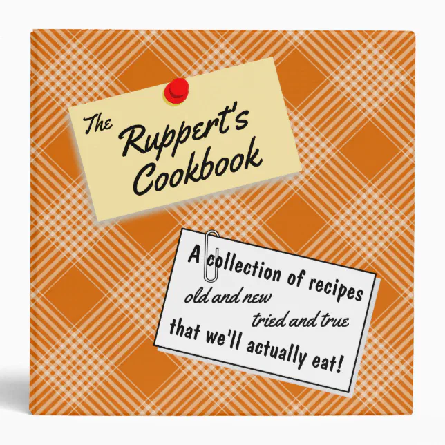 The Family Cookbook Binder | Zazzle