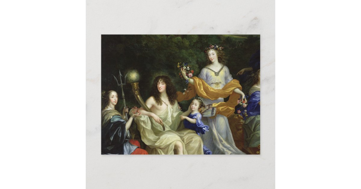 The Family of Louis XIV 1670 Postcard | Zazzle