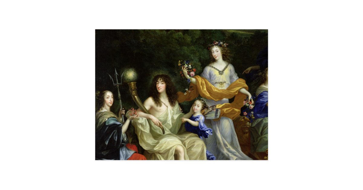 The Family of Louis XIV 1670 Postcard | Zazzle.com