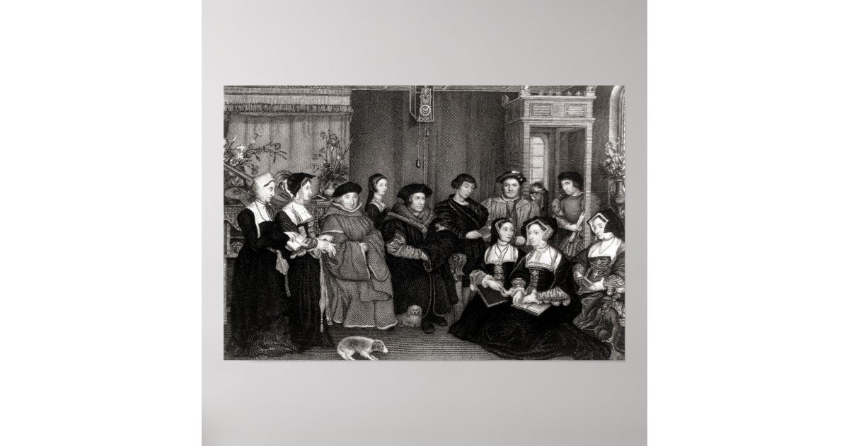 The Family of Thomas More Poster | Zazzle