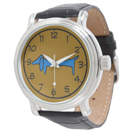 The Famous Blue Dog Dachshund Watch | Zazzle