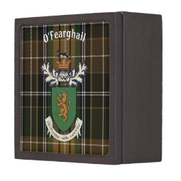 The Farrell Clan of Ireland coat of arms & tartan Gift Box | Zazzle