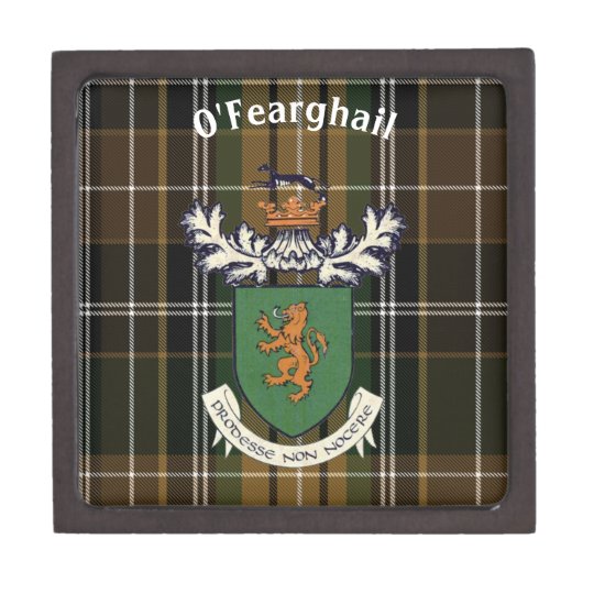 The Farrell Clan of Ireland coat of arms & tartan Gift Box | Zazzle.com