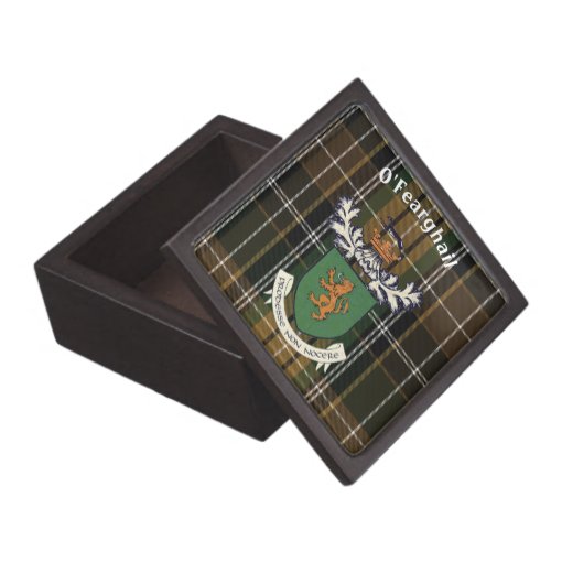 The Farrell Clan of Ireland coat of arms & tartan Gift Box | Zazzle