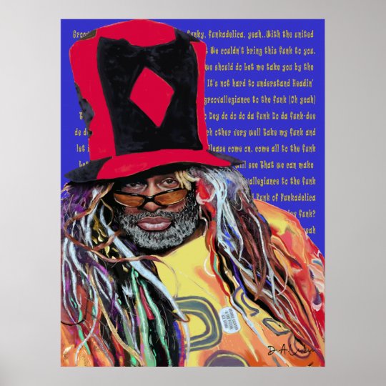 The Father of Funk custom portrait Poster | Zazzle.com