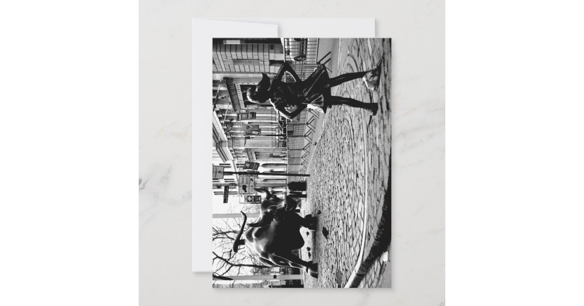 The Fearless Girl Thank You Card | Zazzle