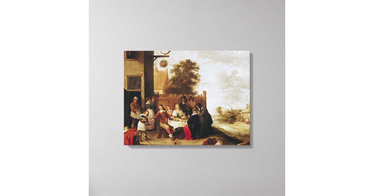The Feast of the Prodigal Son, 1644 Canvas Print | Zazzle