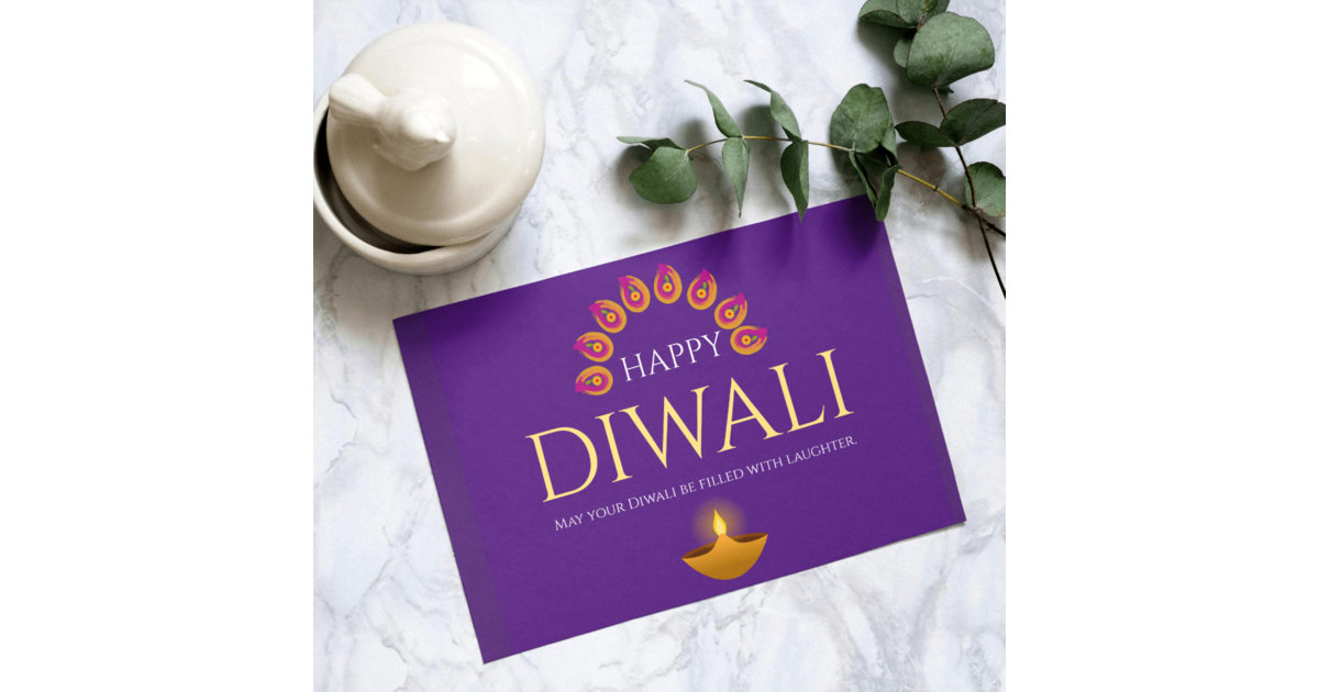 The Festival of Lights Diwali Hindu Postcard | Zazzle