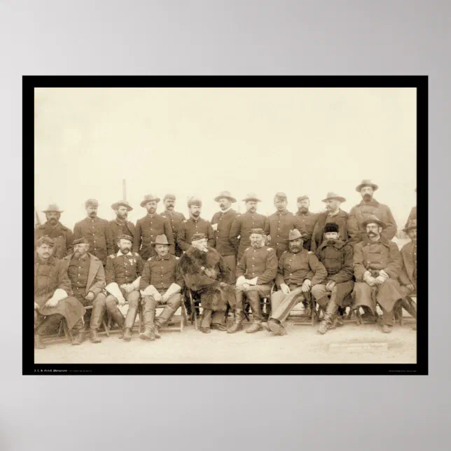 The Fighting 7th Cavalry Officers SD 1891 Poster | Zazzle The Fighting 7th Cavalry Officers SD 1891 Poster | Zazzle