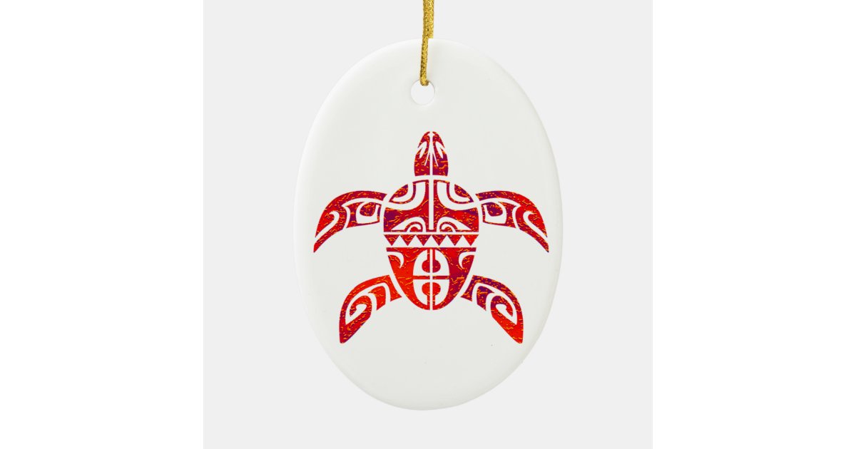 THE FIJIAN TURTLE CERAMIC ORNAMENT | Zazzle