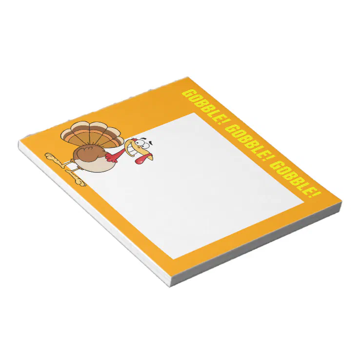 The Final Thanksgiving Wish of a Doomed Turkey Notepad | Zazzle