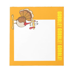 The Final Thanksgiving Wish of a Doomed Turkey Notepad | Zazzle